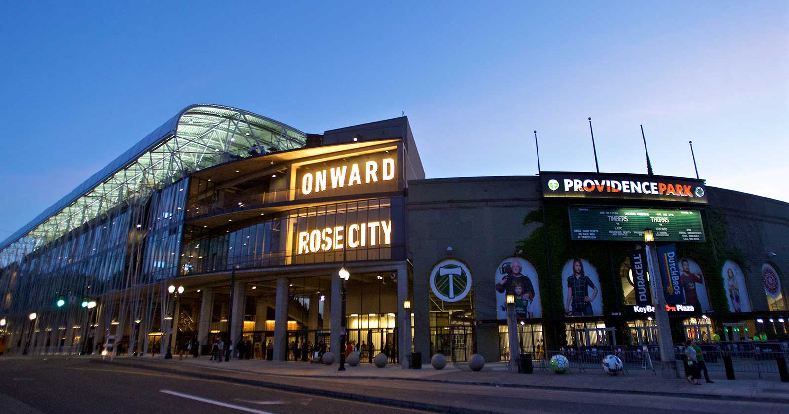 Service to Timbers and Thorns Games